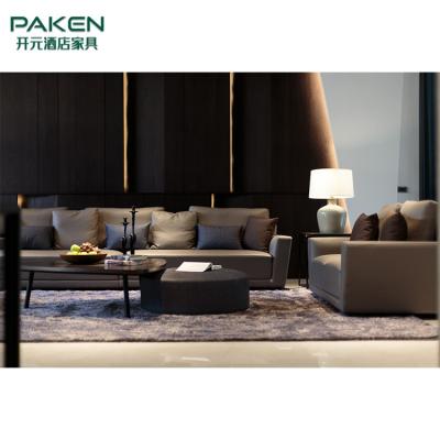 China Wood And Marble Modern Villa Living Room Furniture Warm Style for sale