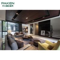 China Wood And Marble Modern Villa Living Room Furniture Warm Style for sale