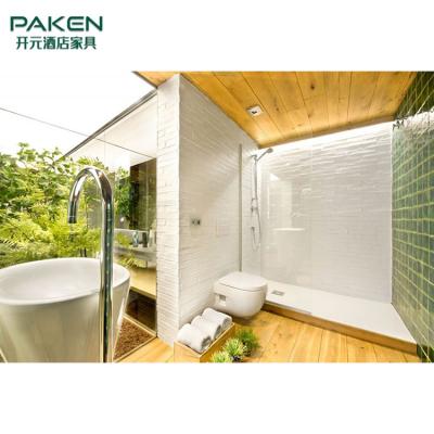 China Wooden And Warm Modern Villa Bathroom Furniture for sale