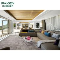 China Custom Modern Villa Living Room Furniture Set with 2200mm Bar Table and 45kg/m³ High Density Foam for sale