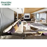 China Custom Modern Villa Living Room Furniture Set with 2200mm Bar Table and 45kg/m³ High Density Foam for sale