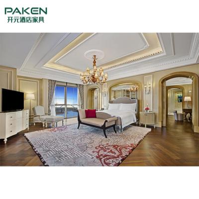 China Custom Hotel Living Room Furniture Sets with 45kg/m³ High-Density Foam and 3-Year Warranty for Luxury Accommodations for sale