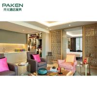 China 3-Year Warranty Modern Hotel Lobby Furniture with 45kg/m³ High-Density Sponge and 5-10mm Toughened Glass for sale