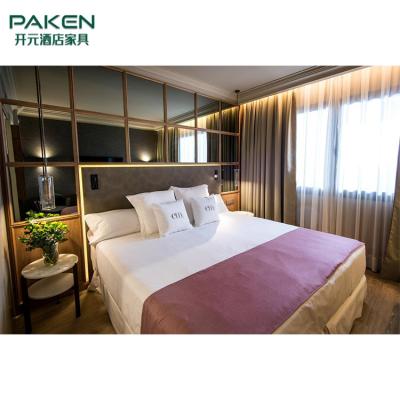China Bedroom Furniture 5 Star Hotel Solid Wood Full Sets for sale