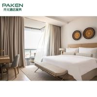 China Veneer Hotel Bedroom Furniture Sets Melamine Surface for sale