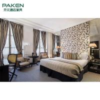 China Modern Hotel Guest Room Furniture Set with 3000mm Headboard and 1800x2000mm King Bed - Customizable Design for sale