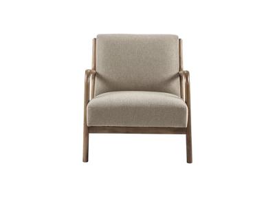 China Antique Solid Rubber Wood Armchair 699×832×737mm Single Sofa with Customizable Fabric Upholstery for sale