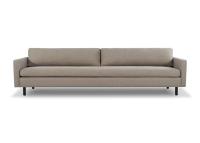 China Modern Two Seater Sofa 2065x880x800mm with Custom Fabric and Iron Legs for Villa Apartment Hotel for sale