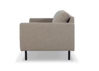 China Modern Two Seater Sofa 2065x880x800mm with Custom Fabric and Iron Legs for Villa Apartment Hotel for sale