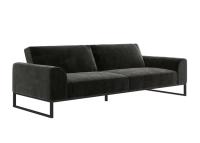 China Convertible Two-Seater Sofa Bed 2172mm Length with Stainless Steel Base - Custom Colors for Villa & Hotel Use for sale