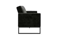 China Convertible Two-Seater Sofa Bed 2172mm Length with Stainless Steel Base - Custom Colors for Villa & Hotel Use for sale