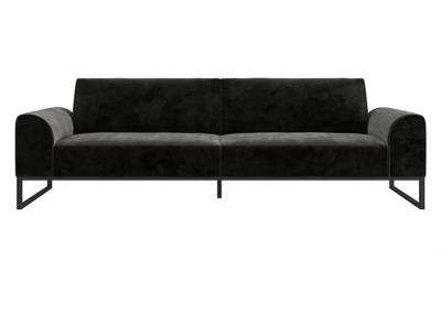 China Convertible Two-Seater Sofa Bed 2172mm Length with Stainless Steel Base - Custom Colors for Villa & Hotel Use for sale
