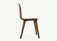China Armless Dining Chair DC-01 with Solid Wood Legs 480x490x810mm for Hotel Restaurant Use for sale