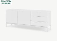 China Minimalist Pure Hotel Furniture TV Stand With Multiple Drawers & Cabinets for sale