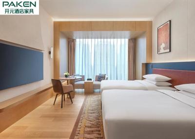 China Hyatt Hotel Bamboo Veneer Furniture Set - E1 Grade Materials, Custom Colors, 6'8