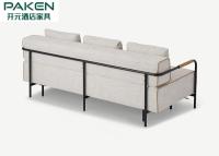 China Nestor 3-Seat Sofa Bed with 2070mm Width and High Density 45kg/m³ Foam Upholstery for Hotels for sale