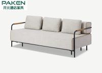 China Nestor 3-Seat Sofa Bed with 2070mm Width and High Density 45kg/m³ Foam Upholstery for Hotels for sale