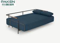 China Nestor 3-Seat Sofa Bed with 2070mm Width and High Density 45kg/m³ Foam Upholstery for Hotels for sale