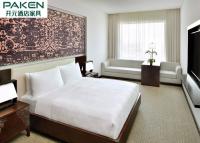 China JW Marriott Muscat Hotel King Room Walnut Veneer Furniture Set with 6'8'' Bed Base and E1 Grade Materials for sale