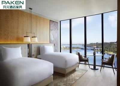 China Ritz Hotel King / Double Room Suites Oak Veneer Furniture Sets 3-5 Star Standard for sale