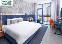 China Mediterranean Style Hotel Bedroom Furnitures Romantic Honeymoon Hotel Room for sale