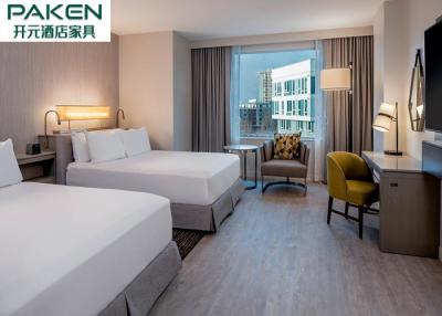 China Hyatt Hotel Room Mountain Grain Oak Veneer Big Headboard & Background Panel for sale