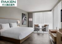 China Hotel Five Star Standard Bedroom Furniture Sets Ashtree Veneer + Light Hue Leisure Furniture for sale