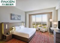 China Four Points By Sheraton Oak Veneer Hotel Furniture - Custom 2000mm Bed Base & 2400mm Wardrobe Solutions for sale