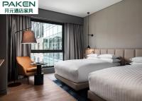 China Marriot Hotel Modern Leather Upholstered Headboard & Bedbase - 2000×2000×300mm Standard Size with E1 Grade Materials for sale