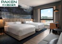China Marriot Hotel Modern Leather Upholstered Headboard & Bedbase - 2000×2000×300mm Standard Size with E1 Grade Materials for sale