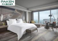 China Four Season Hotel Five Star Standard Leisure Bedroom Furniture None Headboard Design Gray Style for sale