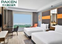 China Custom Hotel Suite Furniture with Fixed TV Panel & Headboard - E1 Grade Materials, 5-10mm Glass Options for sale
