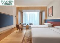 China Hyatt Hotel Bedroom Furniture Vintage Era Decorations Full Length Double Layer Headboard for sale