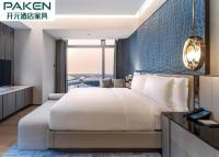China Hilton Hotel Bedroom Sets Coordinating Soft Upholstery Color Blocking Bedroom Wall Decoration for sale