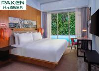 China Tropical Countries Engineered Bench / Oak Veneer Wooden Hotel Furnitures Natural Style for sale