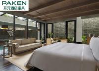 China Custom Tropical Luxury Hotel Furniture Set - 13-Piece Solid Wood Resort Collection with 1800mm Bed Base for sale