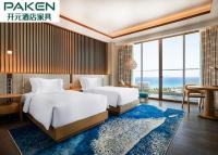China Radisson Hotel 5-Star Bedroom Furniture Sets - Custom 2000×2000mm Bed Base & 2400mm Wardrobe Options for sale