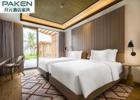 China Radisson Hotel 5-Star Bedroom Furniture Sets - Custom 2000×2000mm Bed Base & 2400mm Wardrobe Options for sale