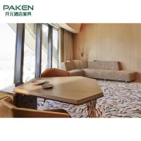 China Five Star Hotel Bedroom Furniture Sets Modern Design Irregular Shape With Art Decorations for sale