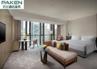 China Intercontinental Hotels Group Entry Lux Style Bedroom Furniture Sets Wooden Fixed Furniture Decorations for sale
