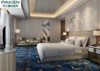 China Marriott Hotel Bedroom Furniture Sets - Custom 2000mm Bed Base & 2400mm Wardrobe for Luxury Hotels for sale