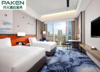China Hilton Hotel Group Design Simpler Layout Natural / Engineered Oak Wood Veneer Comfortable Living Atmosphere for sale