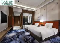 China Hilton Hotel Group Design Simpler Layout Natural / Engineered Oak Wood Veneer Comfortable Living Atmosphere for sale
