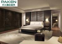 China Fairmont Hotel Dark Walnut Furniture Suite - Classic American Style Bedroom & Living Room Set with E1 Grade Materials for sale