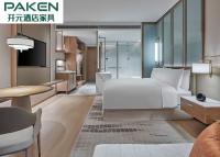 China Hilton-Style Five-Star Hotel Bedroom Furniture Suite - Custom 2000×2000mm Bed Base with 3-Year Warranty for sale