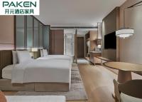 China Hilton-Style Five-Star Hotel Bedroom Furniture Suite - Custom 2000×2000mm Bed Base with 3-Year Warranty for sale