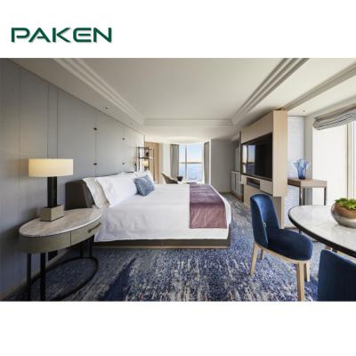 China Custom Hotel Furniture Sets for 5-Star Properties - King Headboard 74
