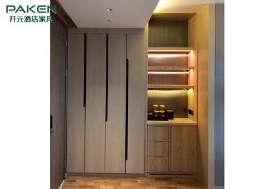 China Custom Wooden Wall Panel for Hotel Fixed Furniture - Solid Wood/MDF Construction with Environmental Lacquer Finish for sale