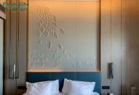 China Custom Wooden Wall Panel for Hotel Fixed Furniture - Solid Wood/MDF Construction with Environmental Lacquer Finish for sale