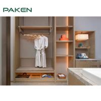 China ISO9001 Certified Custom Hotel Wall Panels & Fixed Furniture with 0.6mm Wood Veneer and 3-Year Warranty for sale